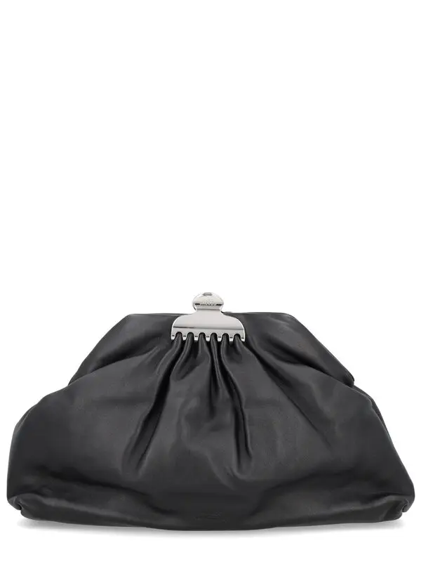Marc Jacobs Clutch With Clasp - Black