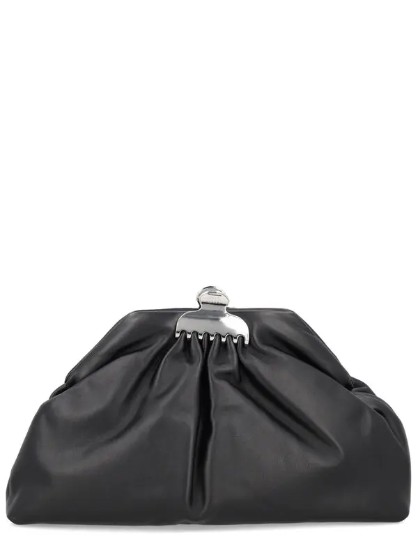 Marc Jacobs Clutch With Clasp - Black