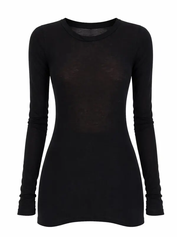 Rick Owens Long-sleeved T-shirt - Black
