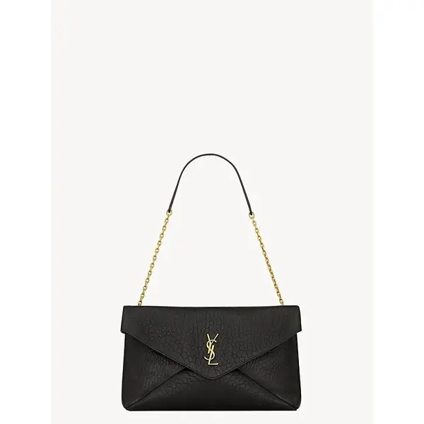 Saint Laurent Cassandre Large Pouch On Chain