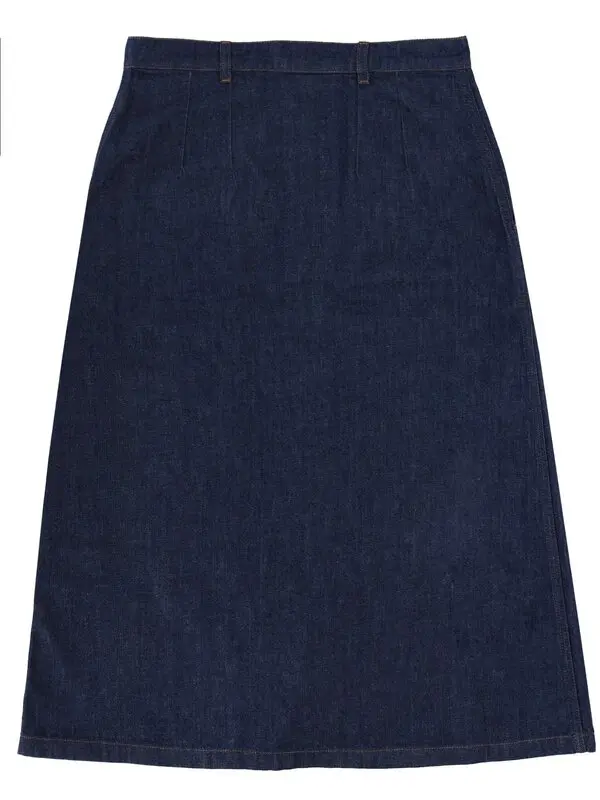 A.p.c. Skirt With Buttons - Denim