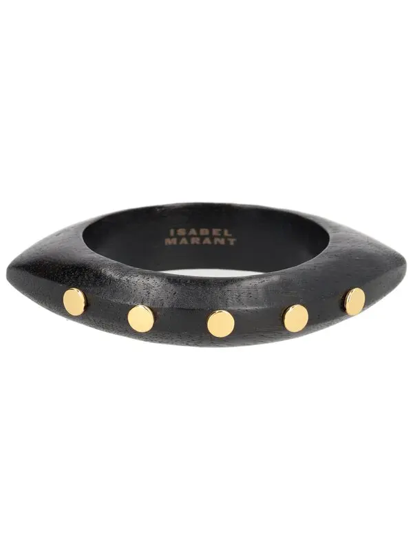 Isabel Marant Layla Wooden Bracelet - Black