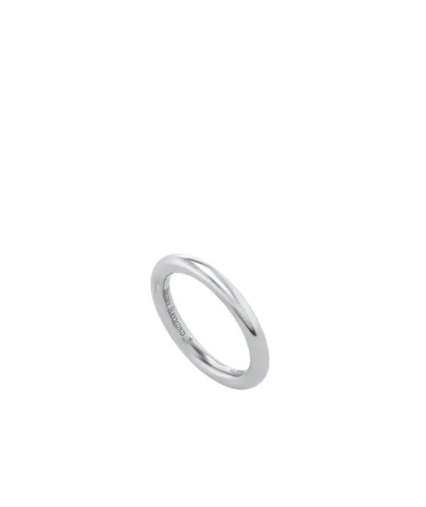 BRIONY RAYMOND Skinny Sloan White Gold Ring - 18 Karat White Gold