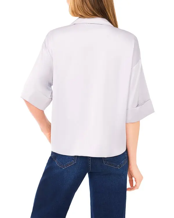 CECE DUPRAZ Boxy Shirt - Blue Pearl