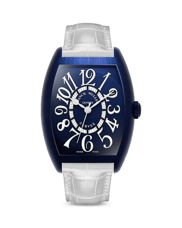 Franck Muller Cintree Curvex Automatic Watch - Blue/white