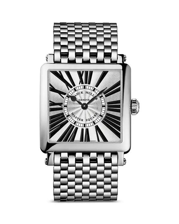 Franck Muller Master Square Watch, 40.7mm X 32.7mm - White/silver