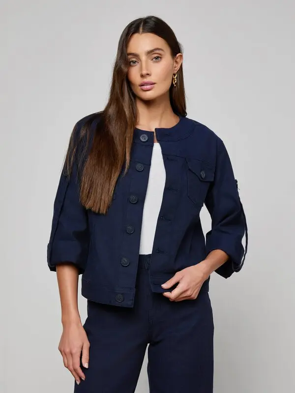 L'Agence Anouk Denim Jacket
