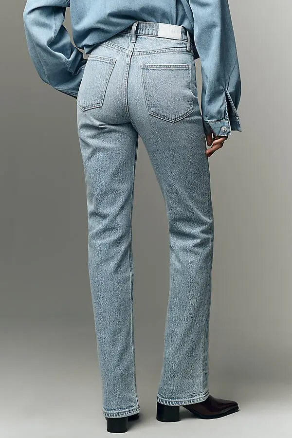 PISTOLA Bri High-rise Straight-leg Jeans