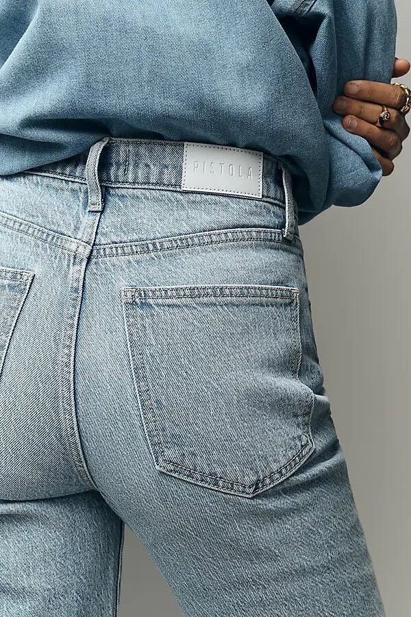 PISTOLA Bri High-rise Straight-leg Jeans