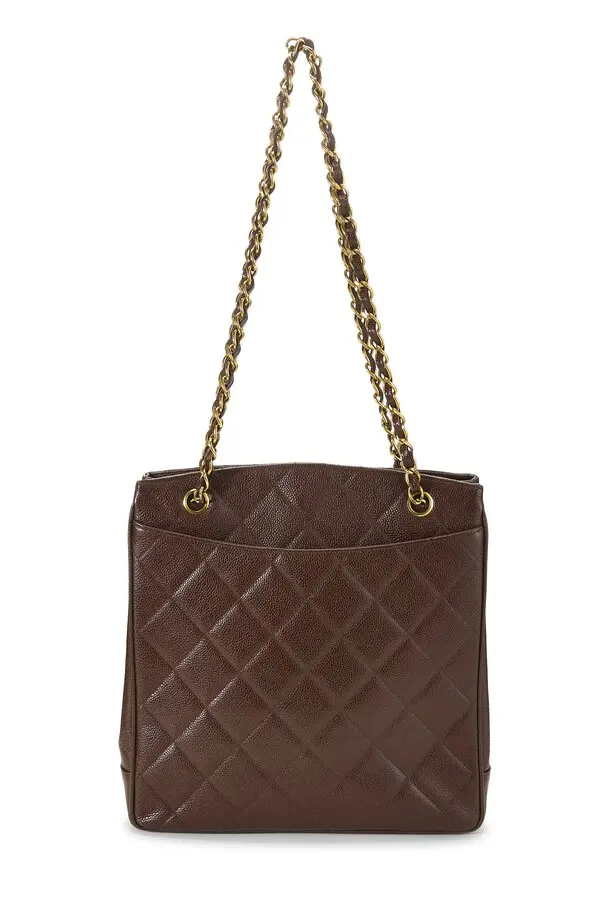 Chanel Quilted Caviar Leather Tote