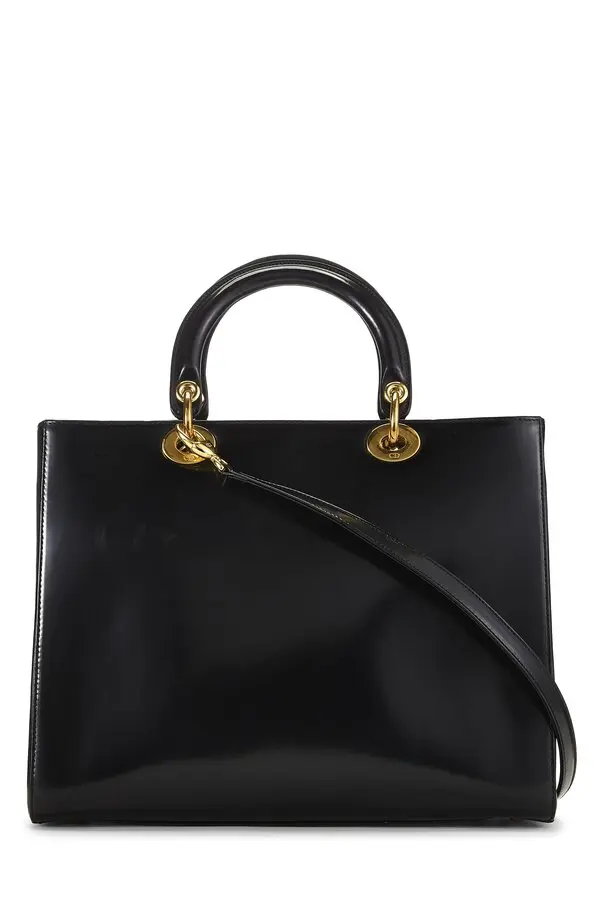 Dior Lady Patent Leather Handbag