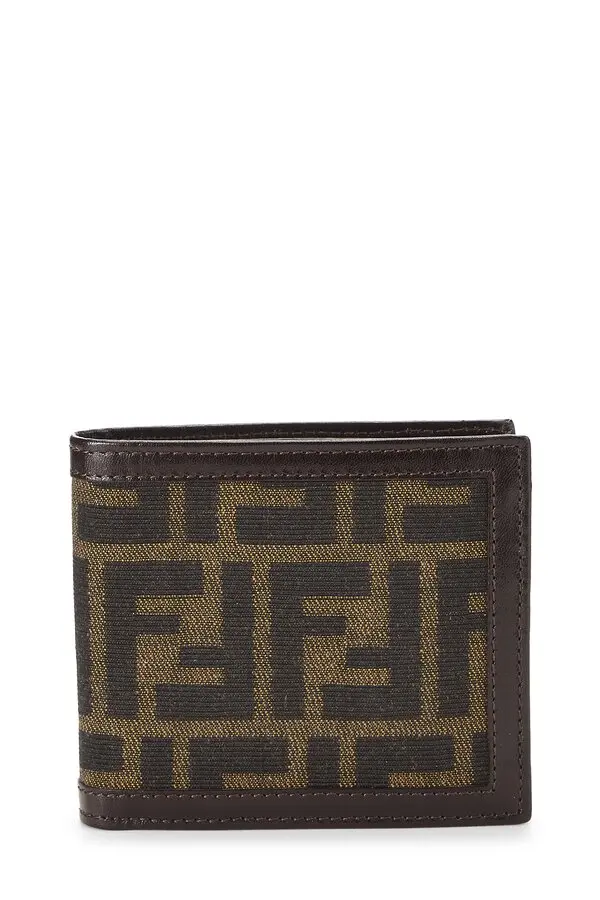Fendi Zucca Canvas Bifold Wallet - Brown