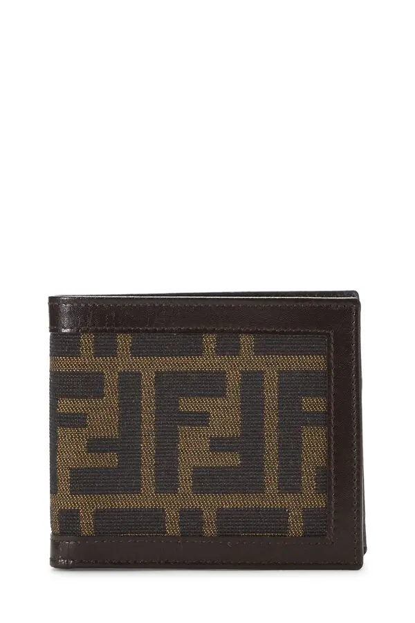 Fendi Zucca Canvas Bifold Wallet - Brown
