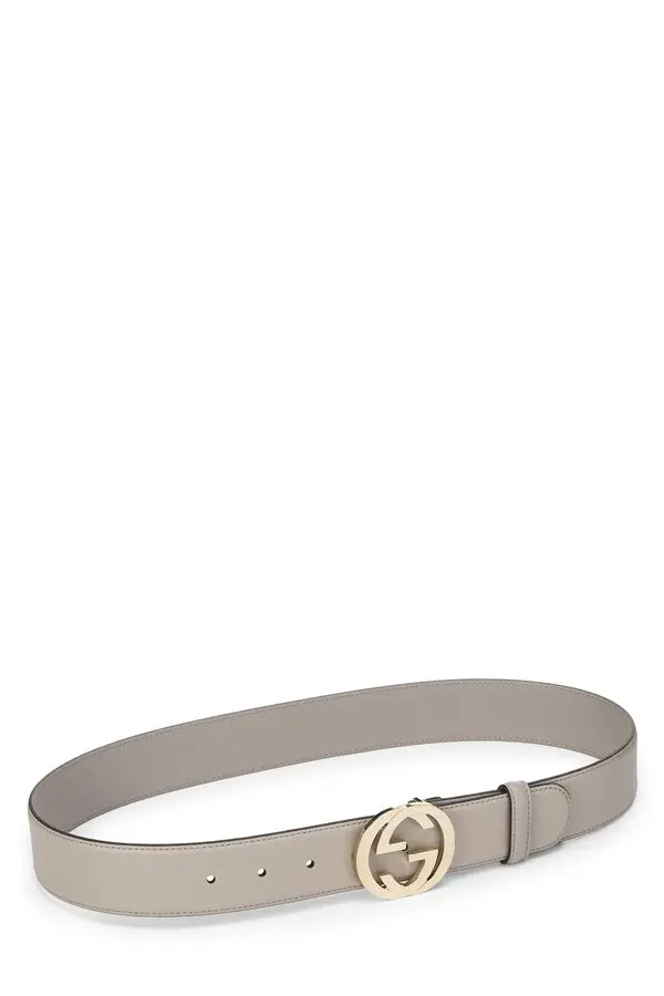 Gucci Interlocking Gg Leather Belt