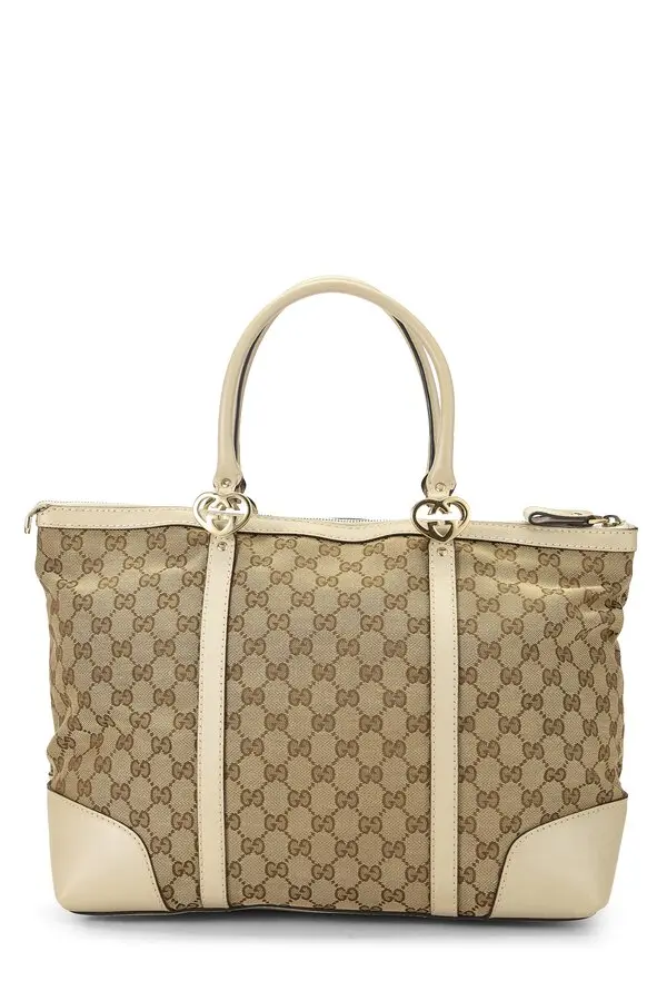Gucci Original Gg Lovely Heart Tote - White