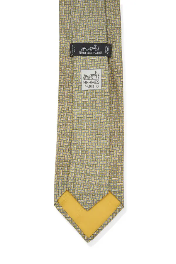 Hermès Printed Neck Tie
