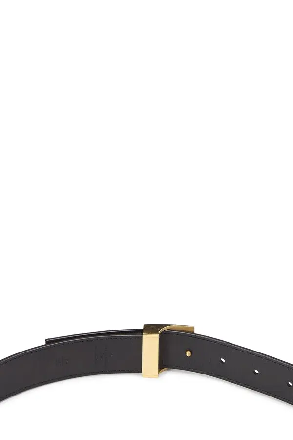 LOUIS VUITTON Damier Ebene Ceinture Carre 80 - Brown