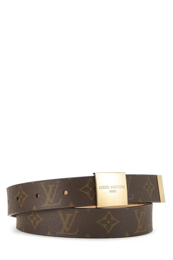 LOUIS VUITTON Ceinture Carre Belt - Brown