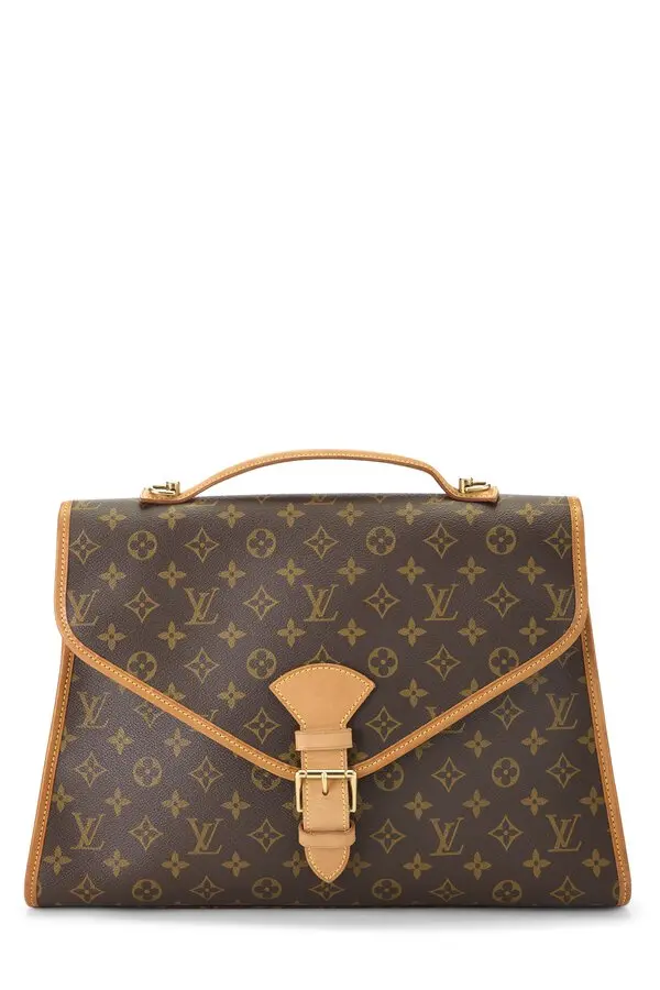 LOUIS VUITTON Monogram Beverly Briefcase - Brown