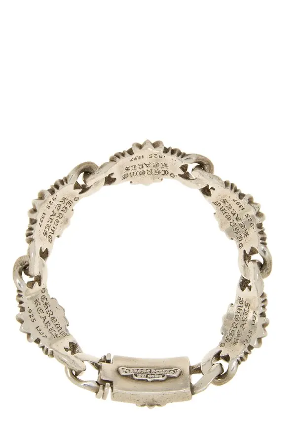 Chrome Hearts Sterling Keeper Link Bracelet