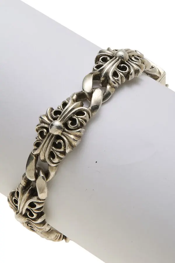 Chrome Hearts Keeper Link Bracelet - Silver