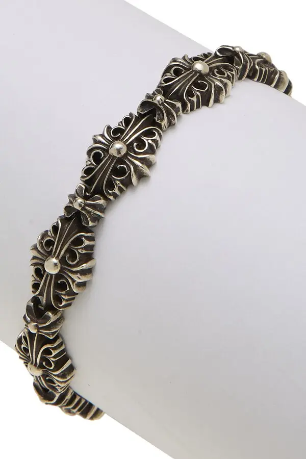 Chrome Hearts Sterling Keeper Link Bracelet - Silver