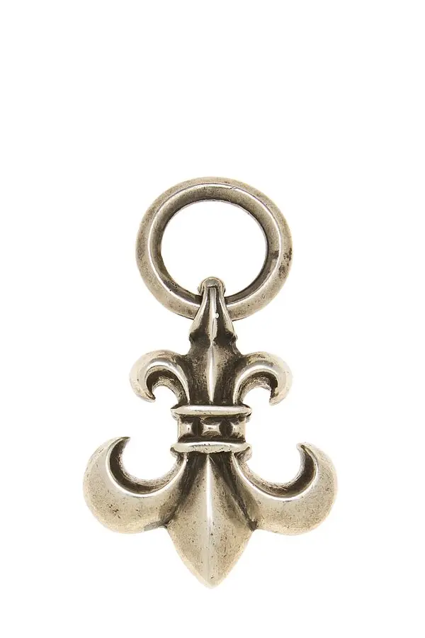Chrome Hearts Sterling Bs Fleur-de-lis Pendant - Silver