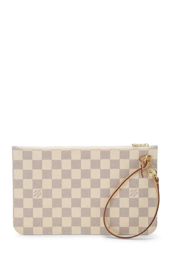 LOUIS VUITTON Damier Azur Neverfull Pouch Nm