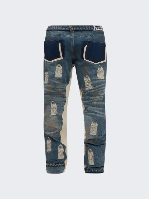 WHO DECIDES WAR BY EV BRAVADO Howdy Denim Jeans