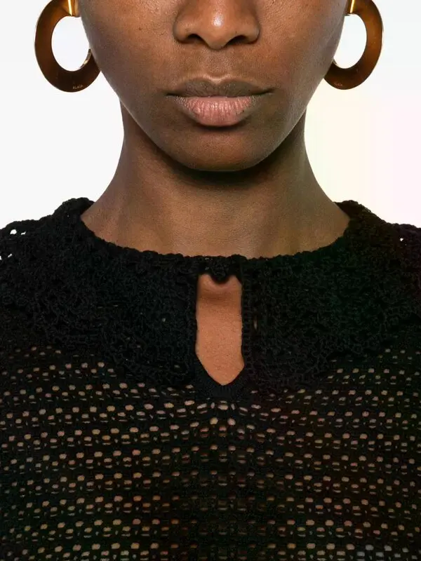 Chloé Crochet Knit Top