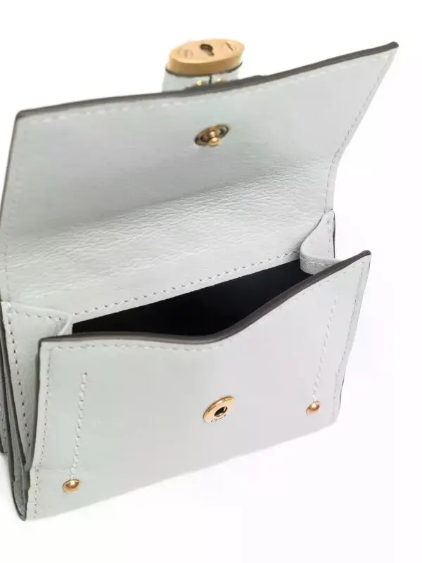 Chloé Paddington Leather Wallet - Blue