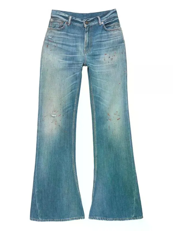 Acne Studios Flared Patch Trousers