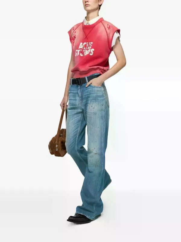 Acne Studios Flared Patch Trousers