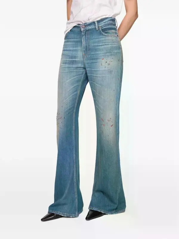 Acne Studios Flared Patch Trousers