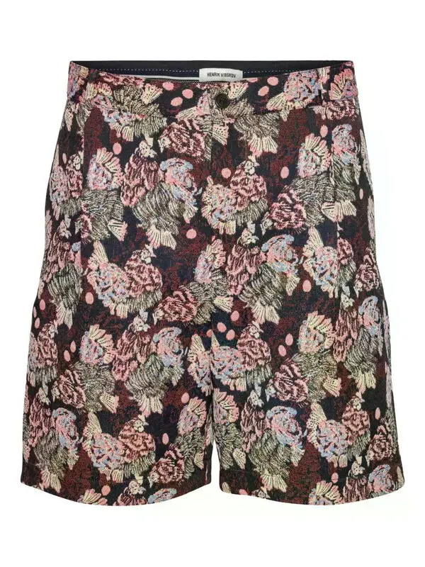 Henrik Vibskov Floral Jacquard Shorts