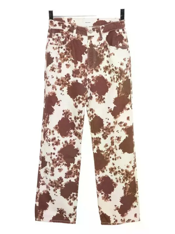 REFORMATION 90s Mid-rise Straight Jeans - Brown
