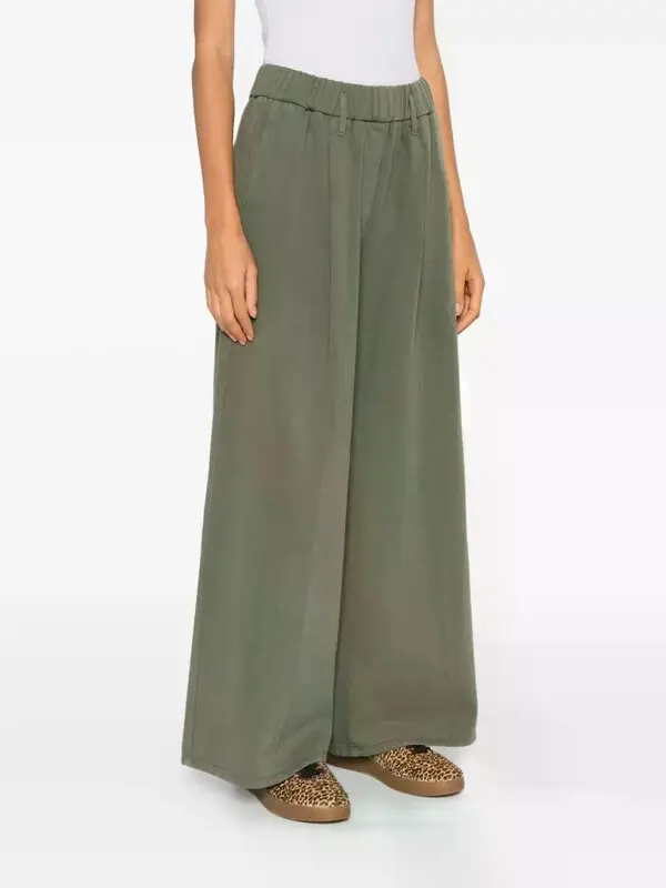 FORTE_FORTE Elastic-waistband Trousers - Green