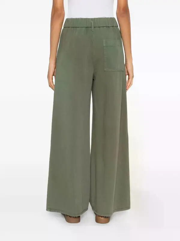 FORTE_FORTE Elastic-waistband Trousers - Green