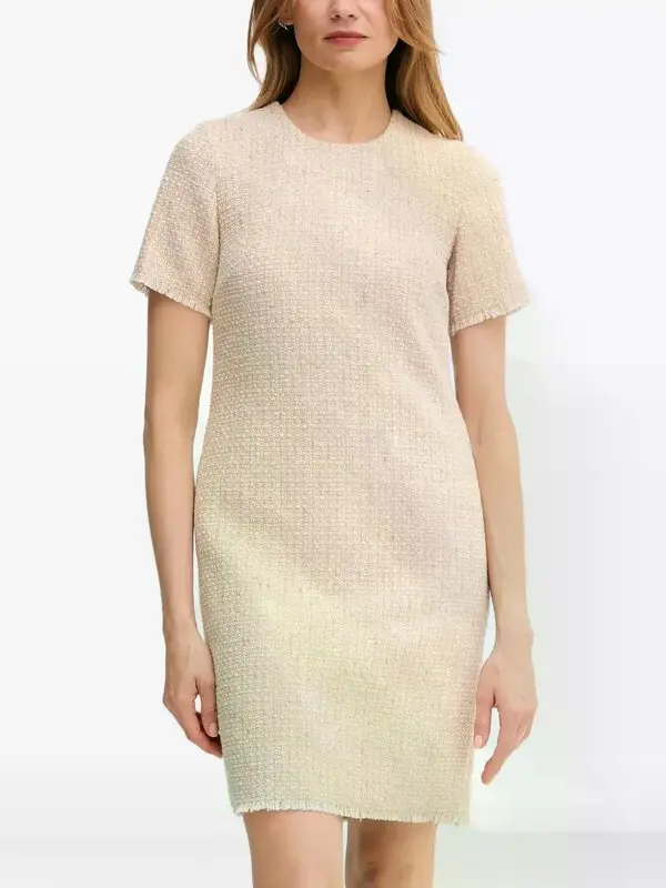 JOOP! Fringed Hem Dress