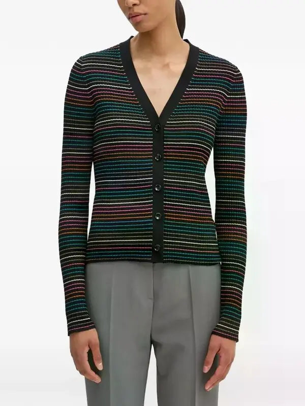 Paul Smith Striped Buttoned Cardigan