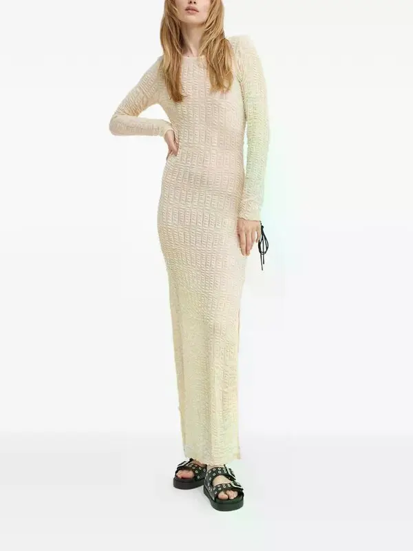 RÉSUMÉ Gathered Open-back Maxi Dress