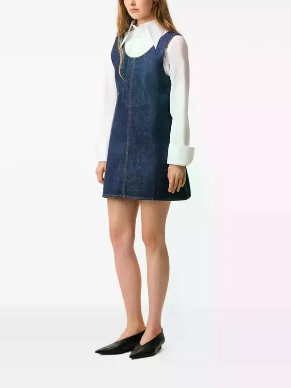 AMI Paris Denim Short Dress