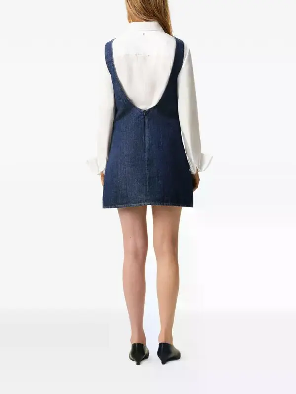 AMI Paris Denim Short Dress