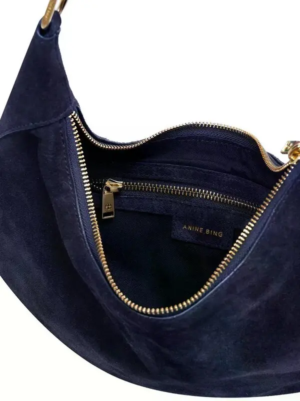 ANINE BING Hobo Chain Shoulder Bag - Blue