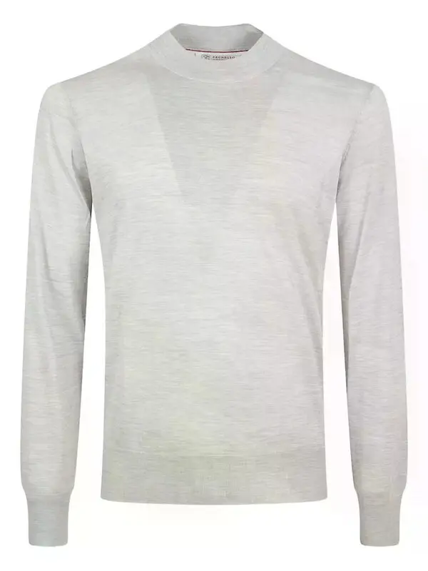 Brunello Cucinelli Crew-neck Long-sleeve Sweater