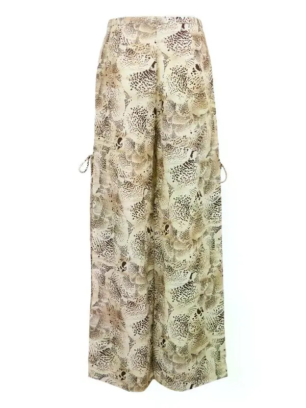 Clea Printed Wide Leg Trousers