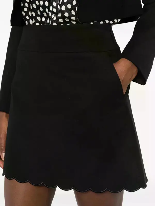 Chloé Scallop-hem Mini Skirt
