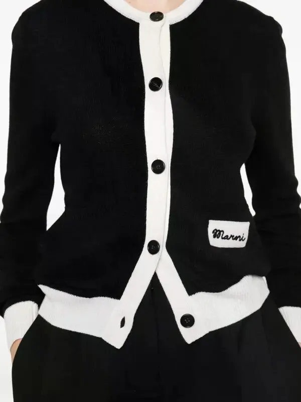 Marni Buttoned Cardigan With Embroidery