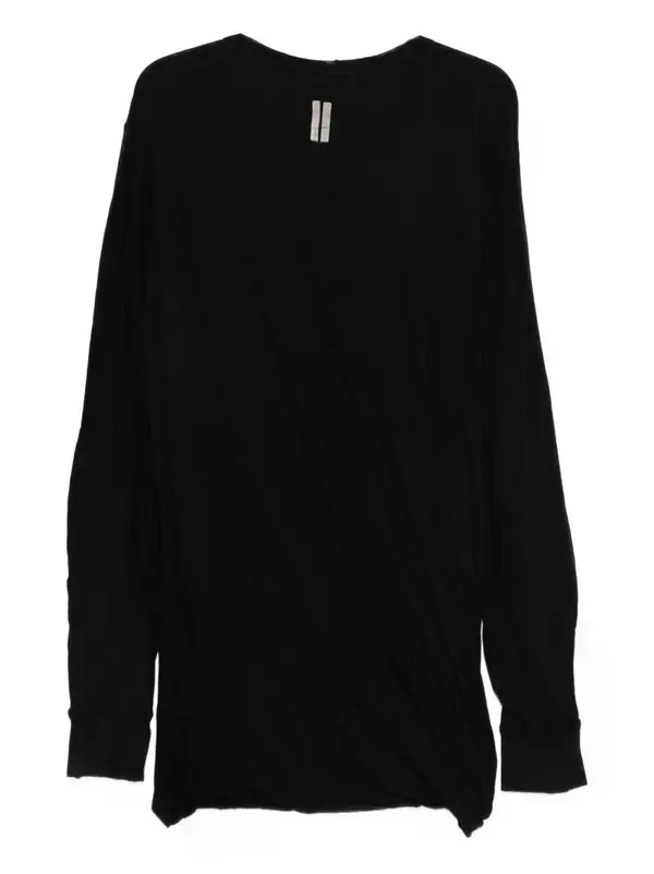 Rick Owens Jumbo Double Long-sleeved T-shirt - Black