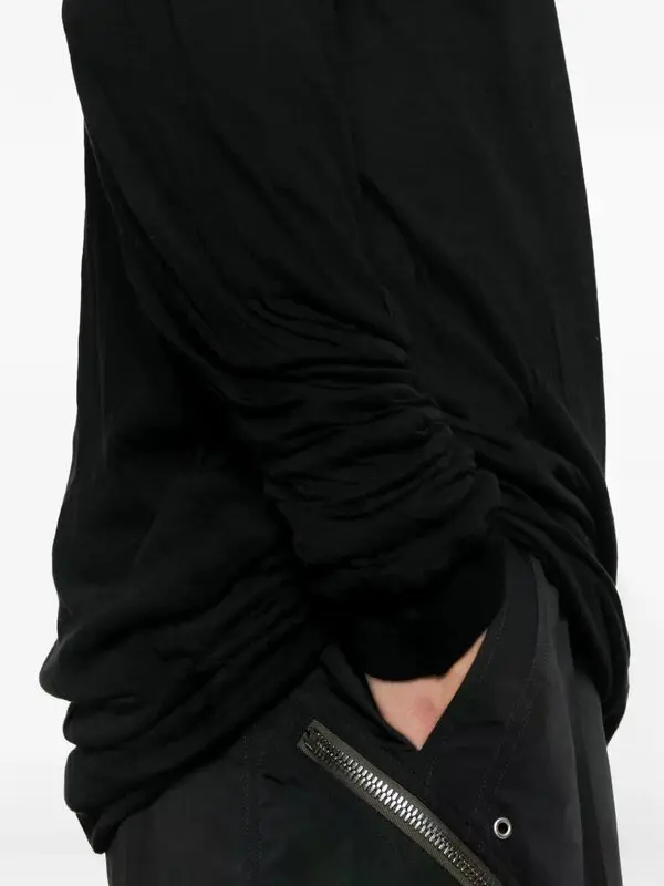 Rick Owens Jumbo Double Long-sleeved T-shirt - Black